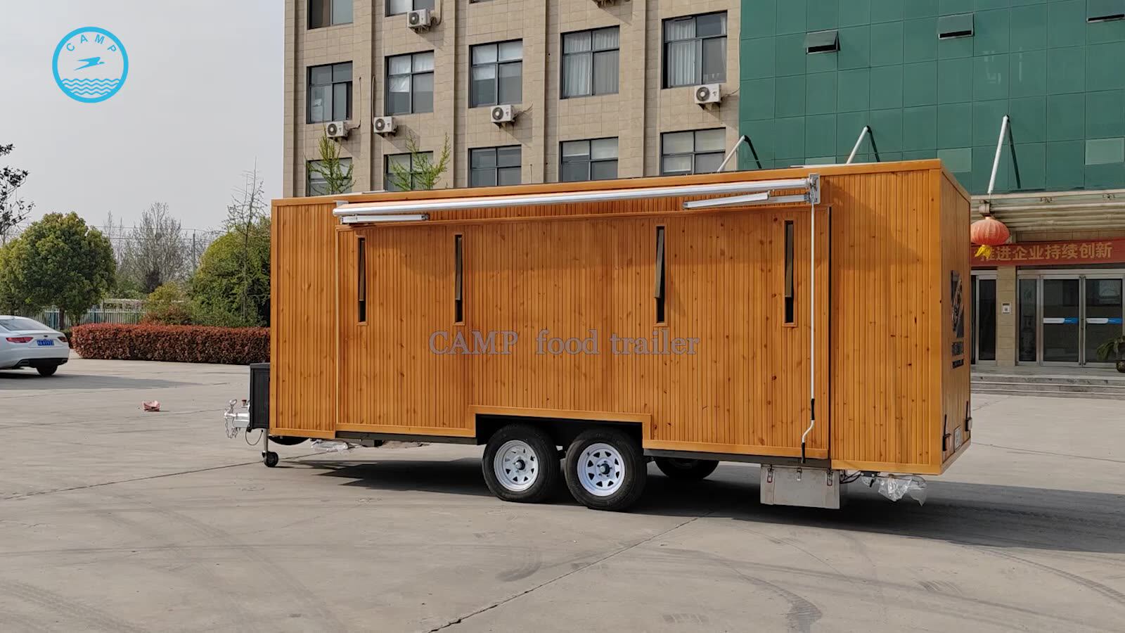Shipping Container Restaurant 20ft Clothing Pop-up Store Trailer Mobile ...