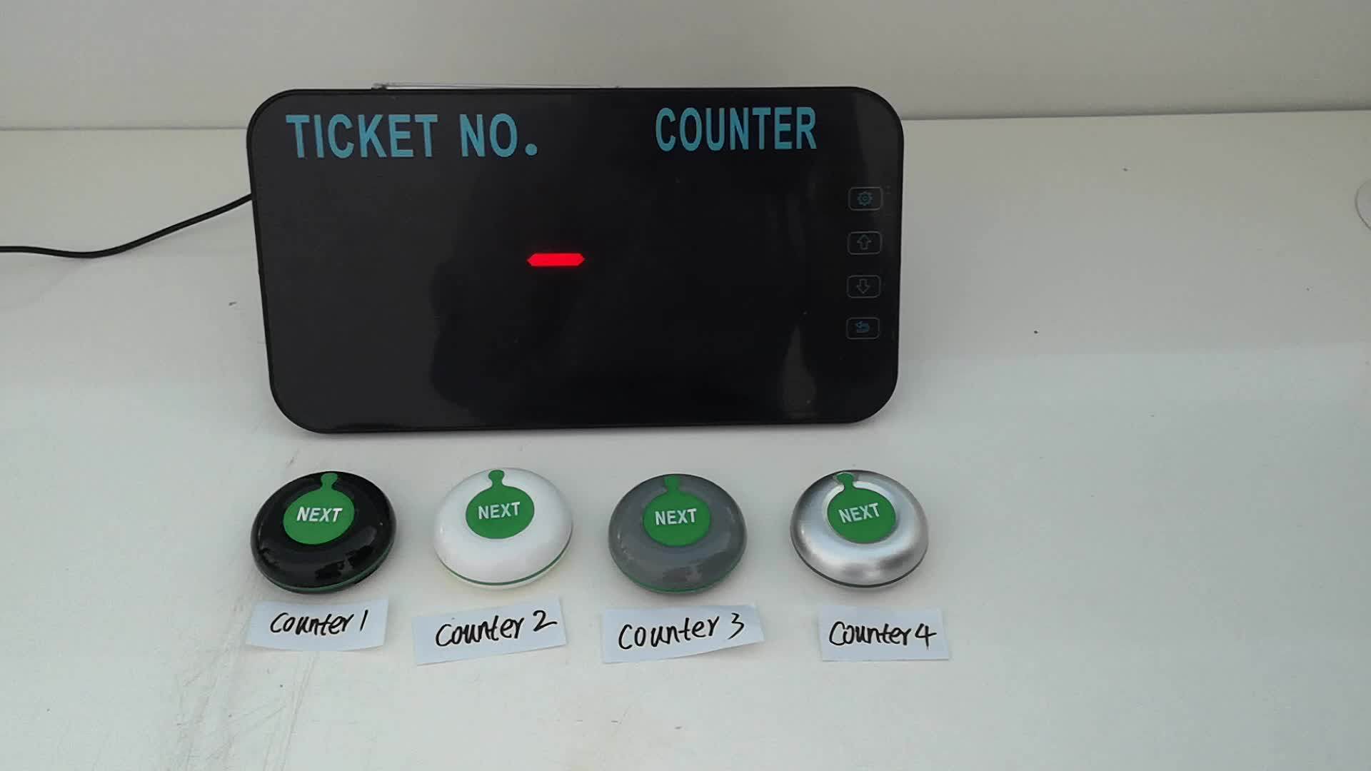 Simple Wireless Queue Management System Show Calling Number And Counter For Restaurant Bank ...