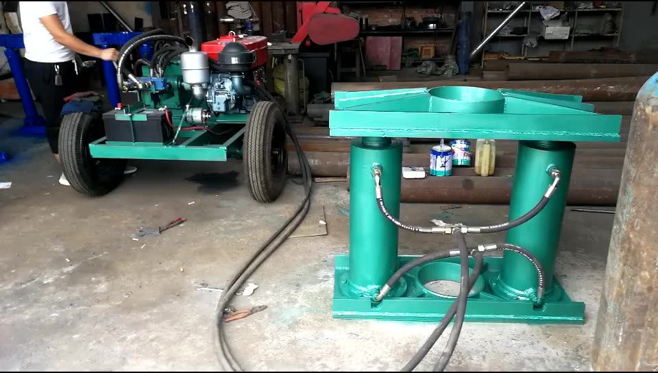 200 Tons Lifting Pipes And Handling Accidents Large Hydraulic Jacks ...