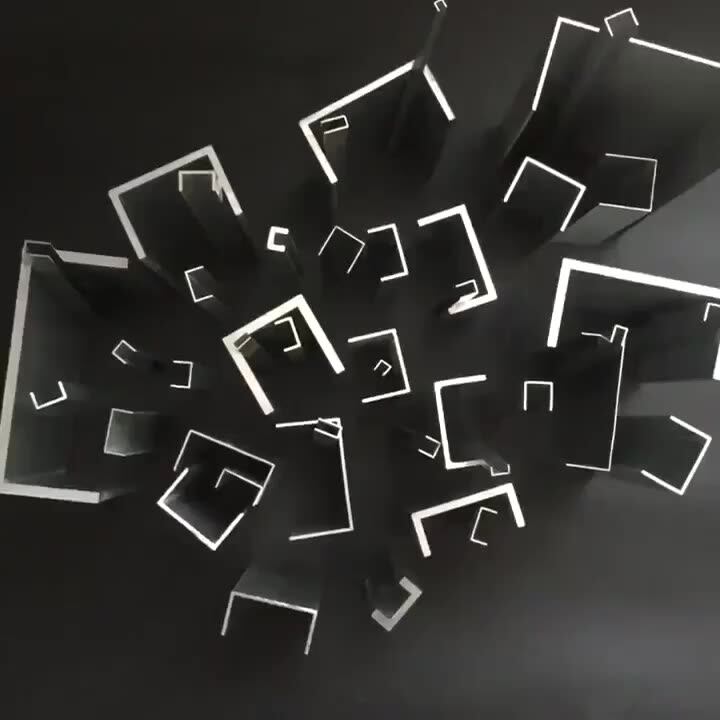 30 X 30 Aluminum C Channel Extrusion Profile - Buy Aluminum C Channel ...