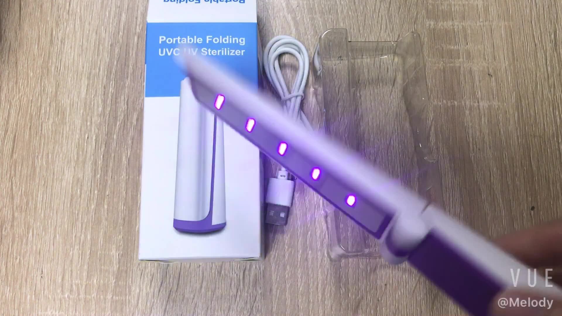 Own Patent Foldable Ultraviolet Disinfection Rechargeable Handheld ...