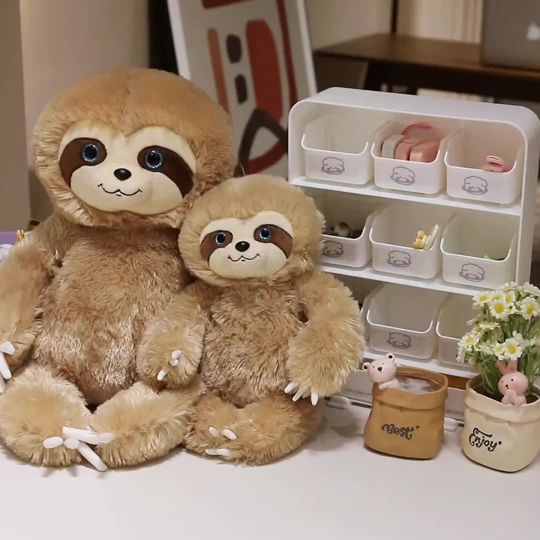 New Arrived 35/50cm Giant Sloth Plush Pillow Comfortable Sloth Stuffed ...