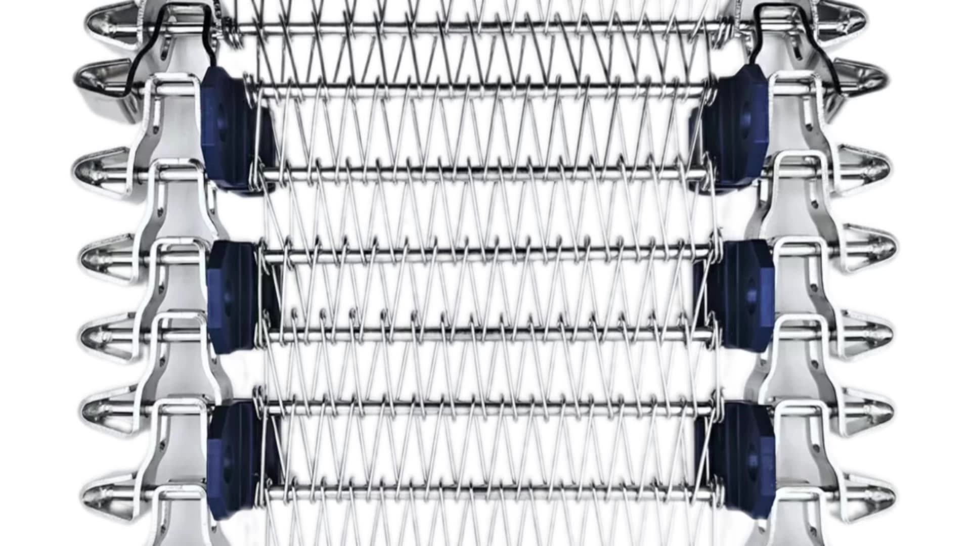 Stainless Steel Flat Mesh Belt Strong Strength High Temperature ...