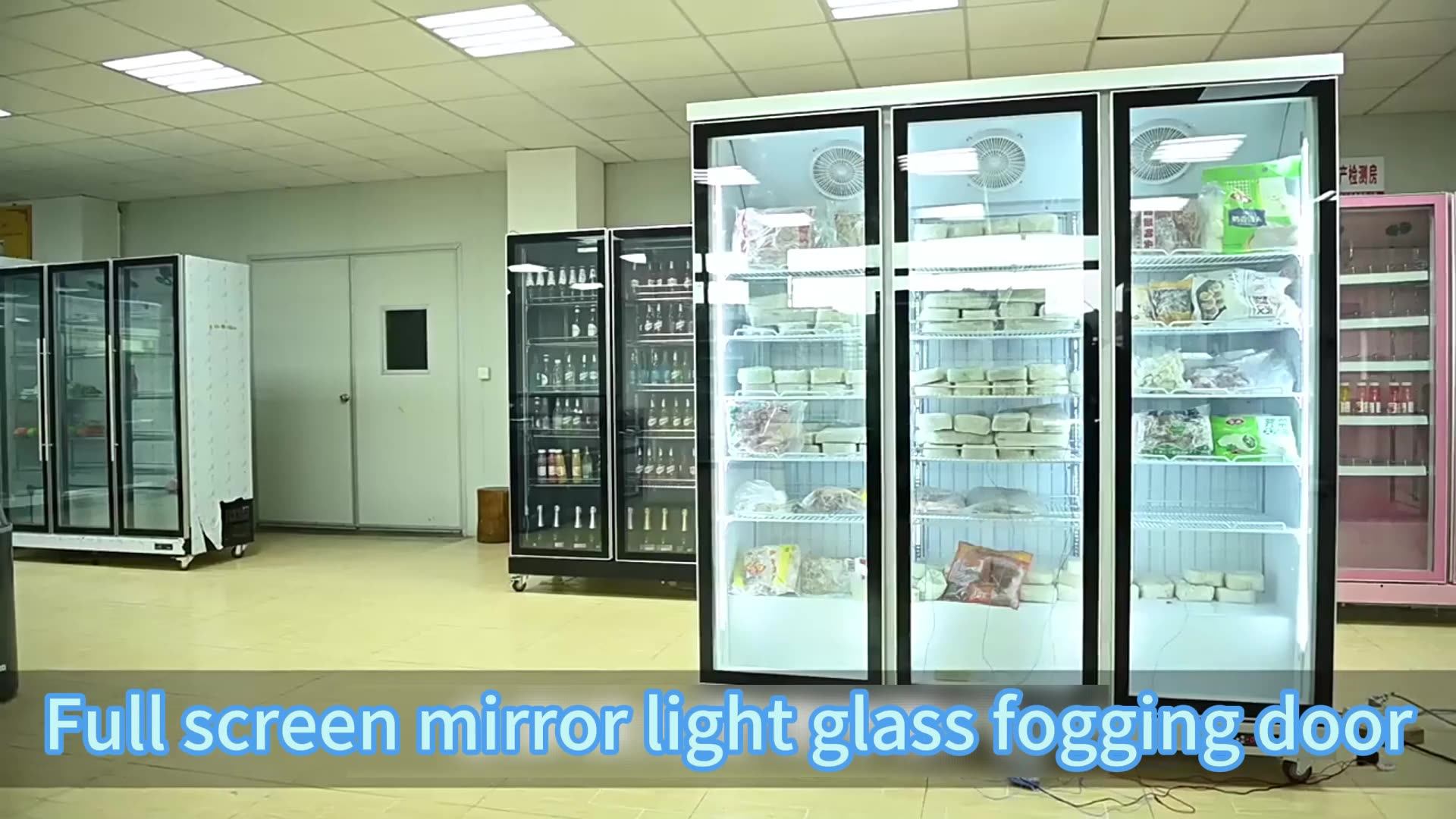 Rebirth 68l Refrigerated Display Case Mini Glass Display Fridge With ...