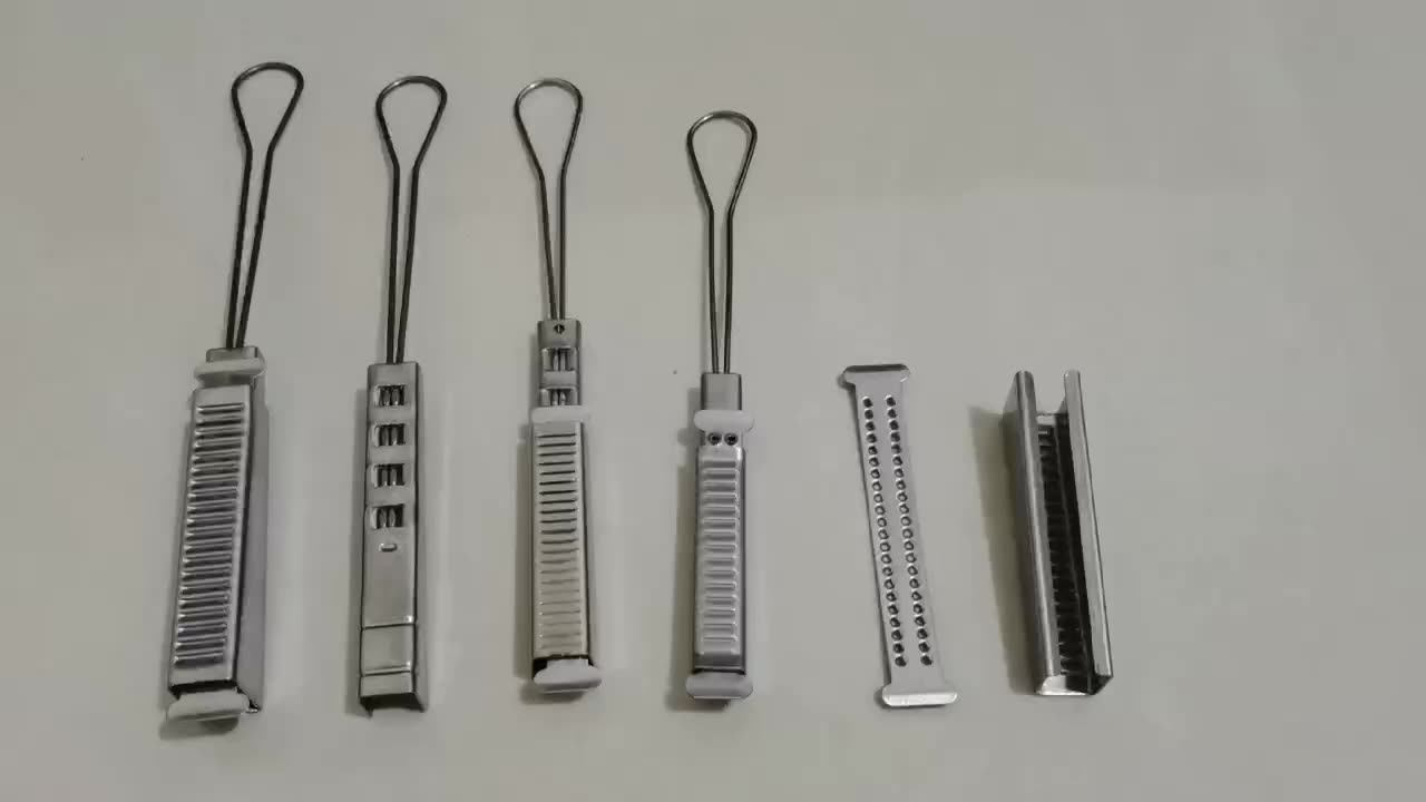 Fiber Optic Drop Wire Cable Clamp Adss Aerial Electrical Drop Wire Ss ...