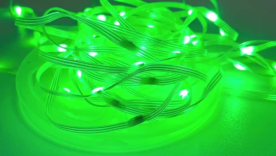 Zzy-colorful Fairy Light Pvc Rgb Ic 5v Decorated For Christmas Tree And ...