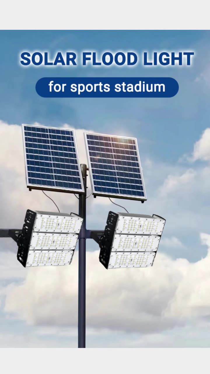 Wider Lighting Angle Led Football Stadium Light 100w 200w 300w Solar ...