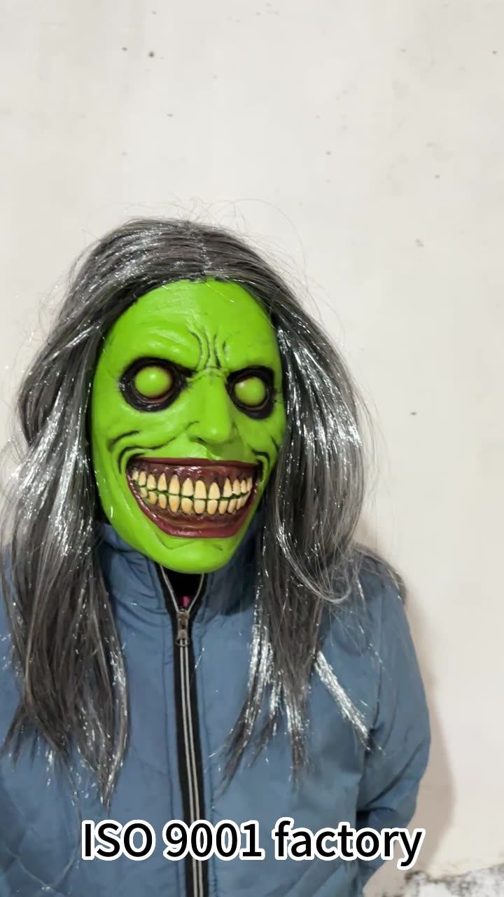 Iso 9001 Factory Creepy Smile Demon Costume Mask Horror Decoration ...