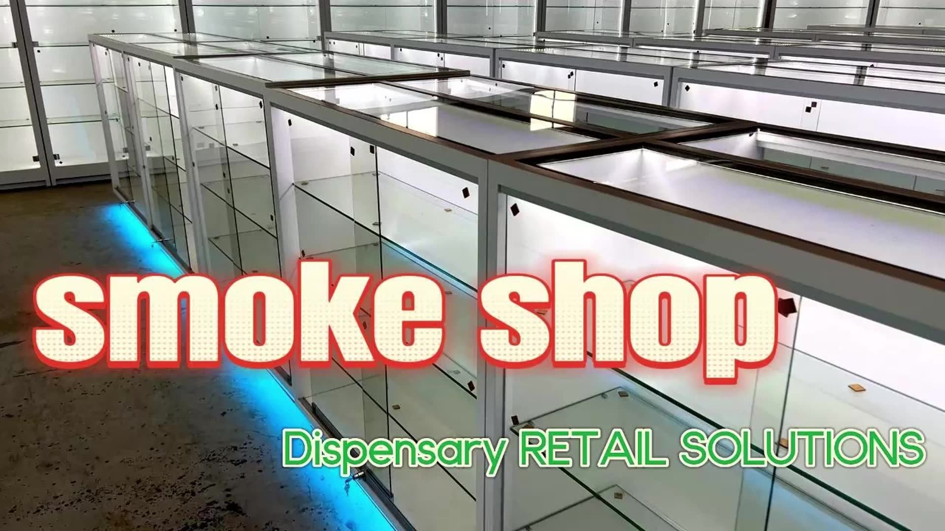 Smoke Shop Showcase Counter Cabinets Tobacco Shop Cigar Stand Display ...