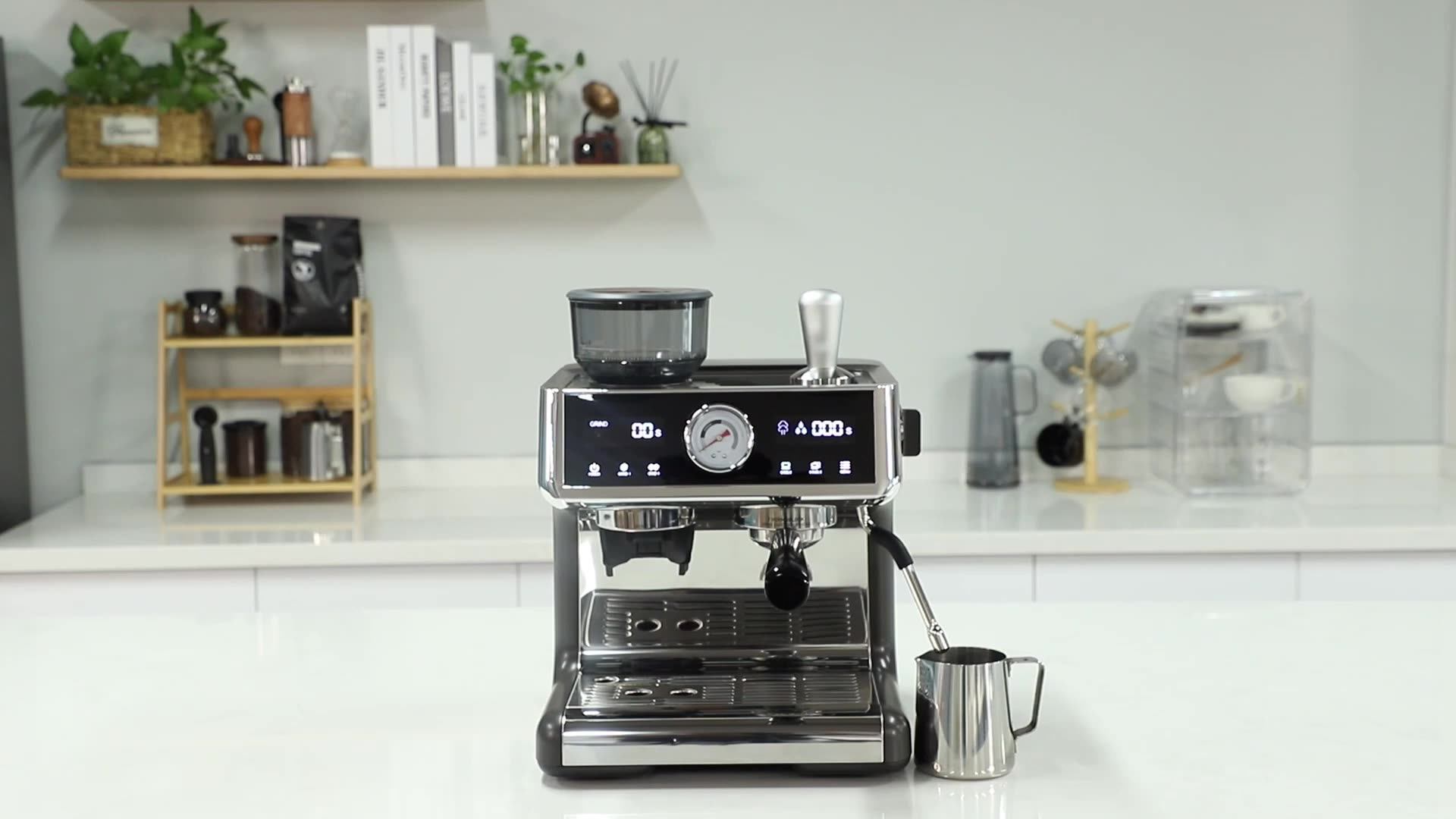 Quality Touch Screen 20 Bar Espresso Coffee Maker Machine Automatic Professional 1.6l Water Tank ...