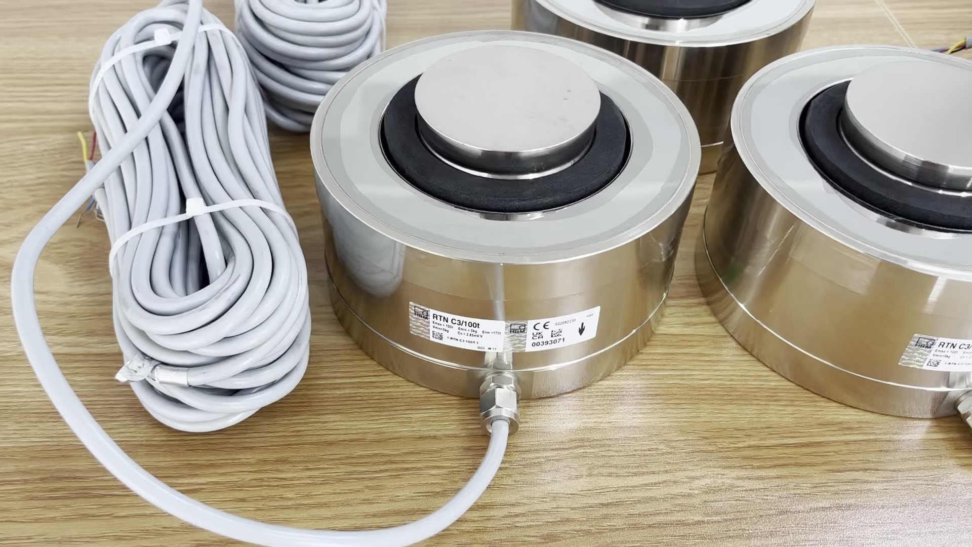 Hbm Ip68 2.85mv/v 1-rtnc3/100t-1 Rtn C3/100t Weighbridge Tank Bin Spoke ...