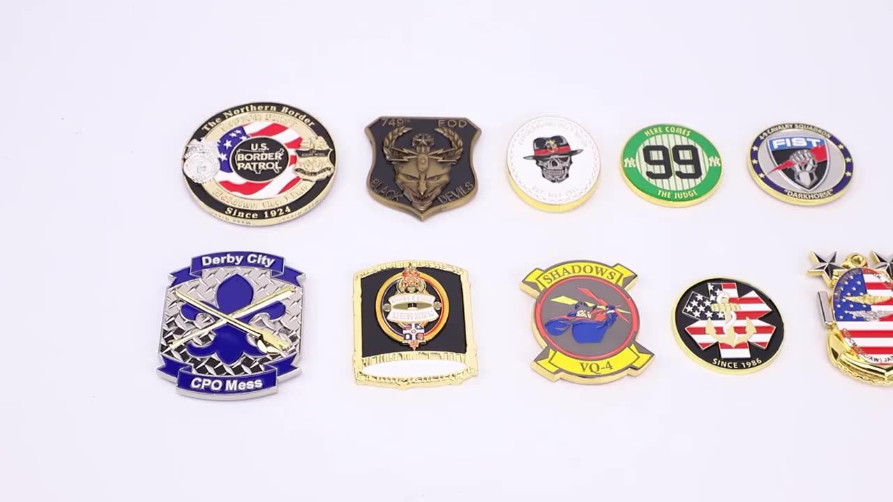 Wholesale Bulk High Quality Challenge Coin Customised Metal 3d Fantasy ...