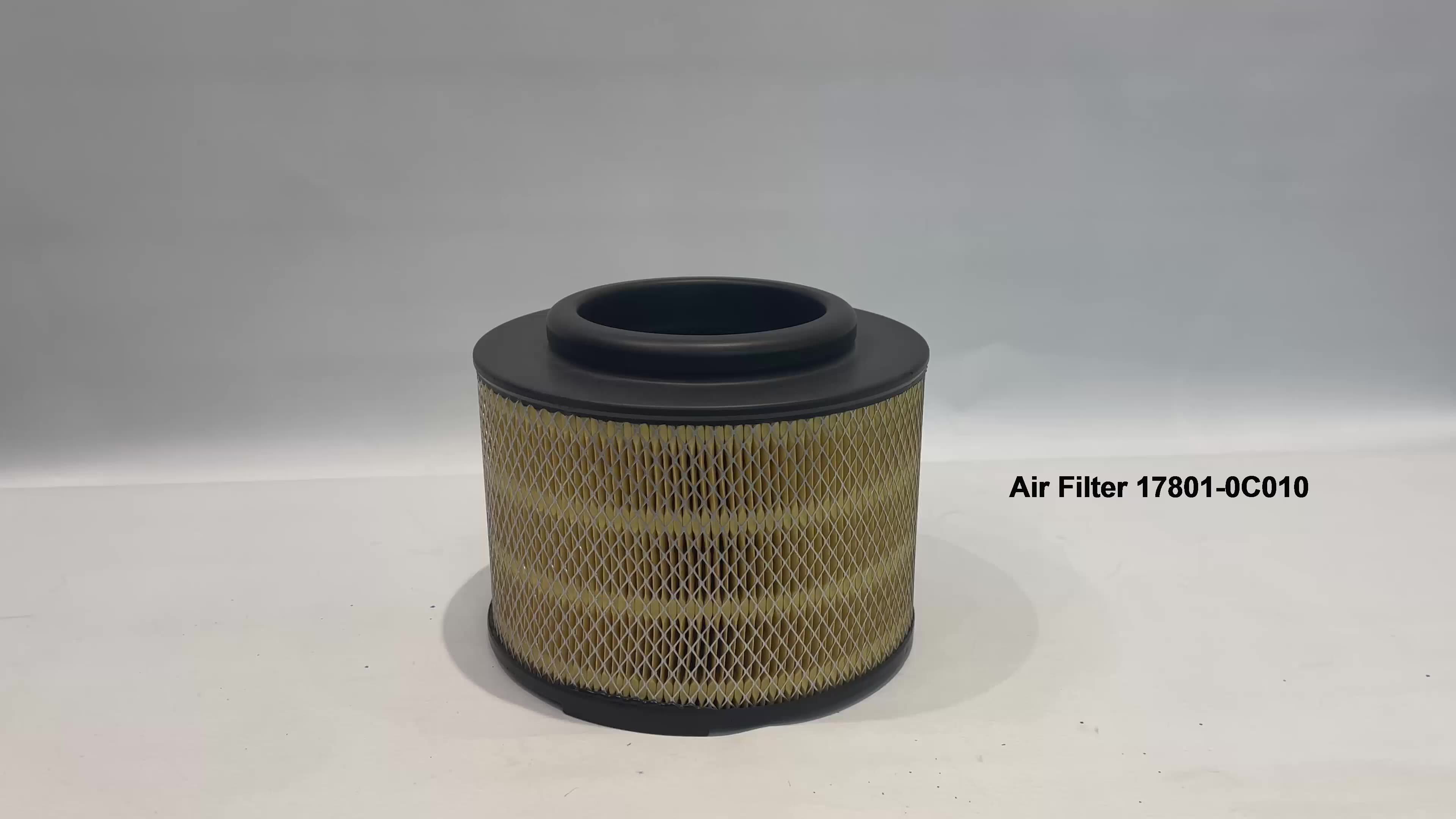 Automotive China Custom Filter Paper Oem 17801-0c010 17801-0c020 Car ...