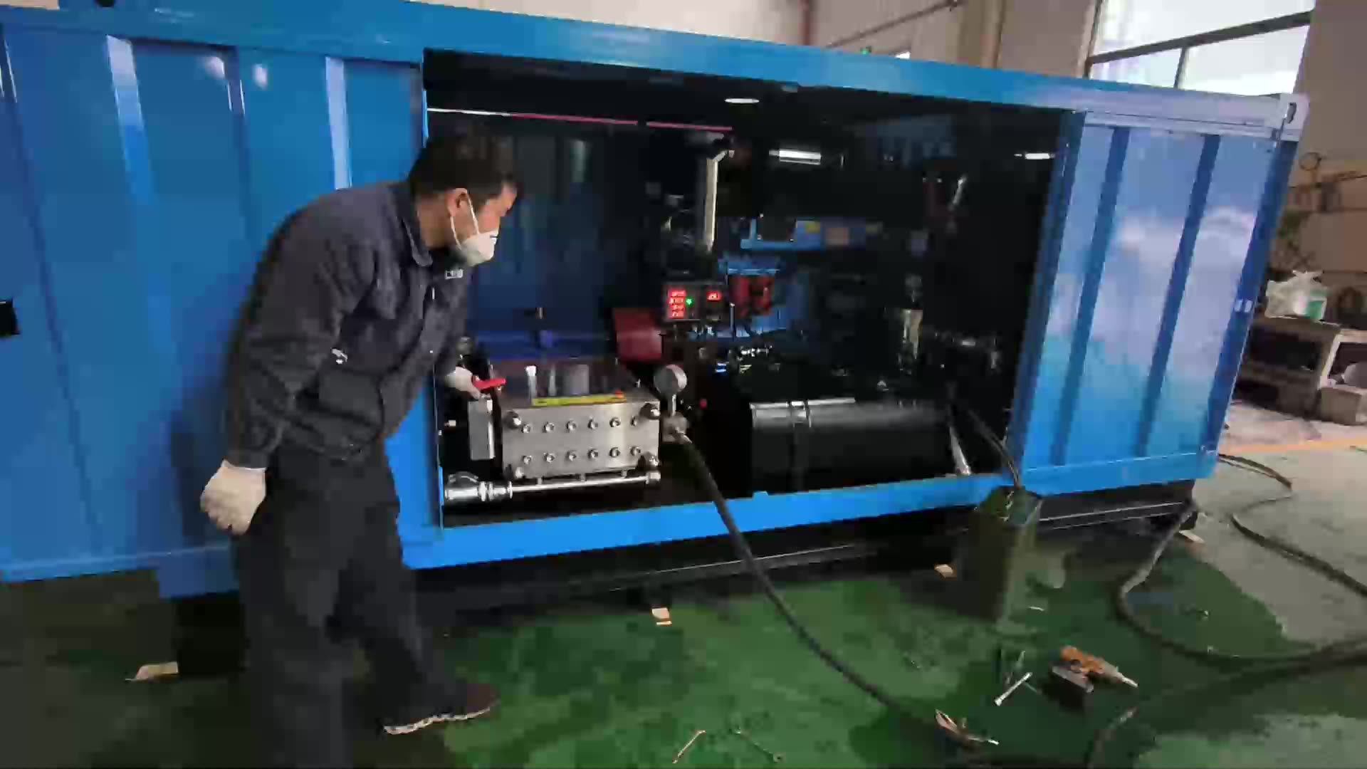 Industrial Pipe Cleaning Hydro Jet Blaster Machine Evaporator Condenser ...