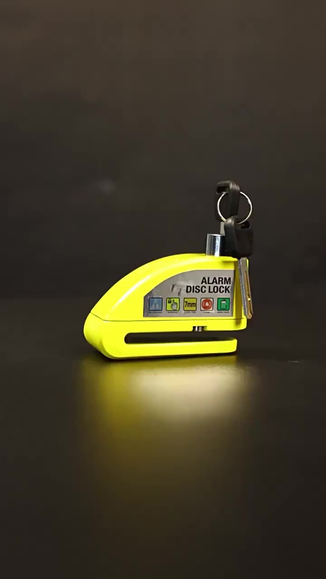 Motorcycle Alarm Disc Lock,Motorcycle Scooter Bicycle Anti-theft Disc ...