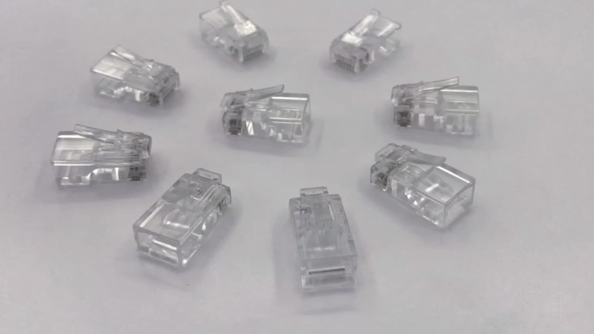 Monitoring Transparent Crystal Head Rj45 Sell Like Hot Cakes Cat6 ...