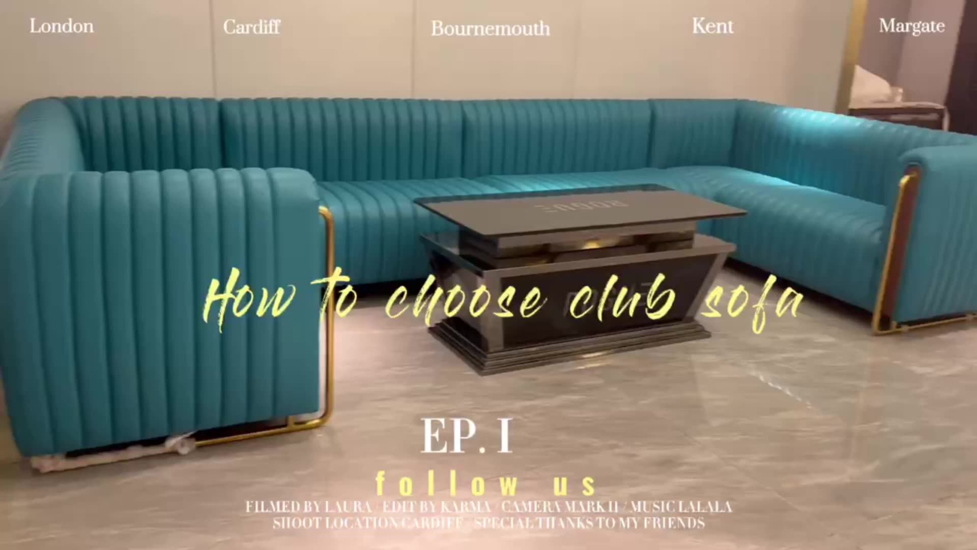 Modern Leather L Shape Sofa Bar Lounge Furniture Nightclub U Shape ...