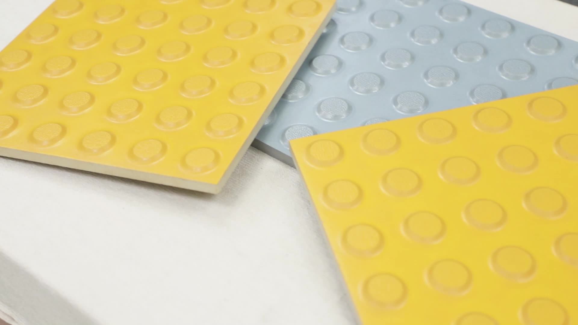 Rustic Unglazed Porcelain Outdoor Paving Road For Blind People Size ...