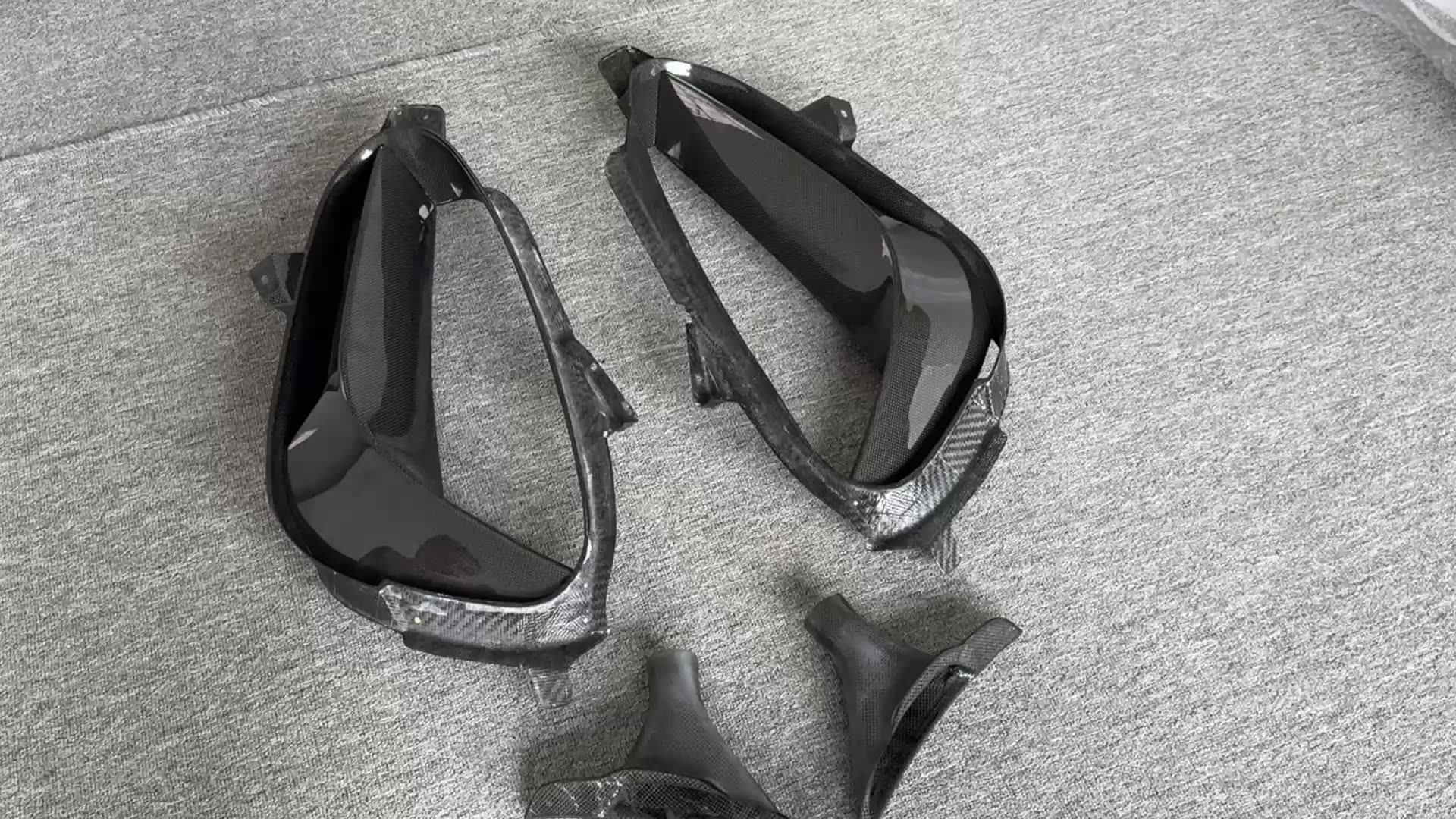 Body Kit Oem Style Dry Carbon Fiber Side Vents For Ferrari Sf90 2020 ...