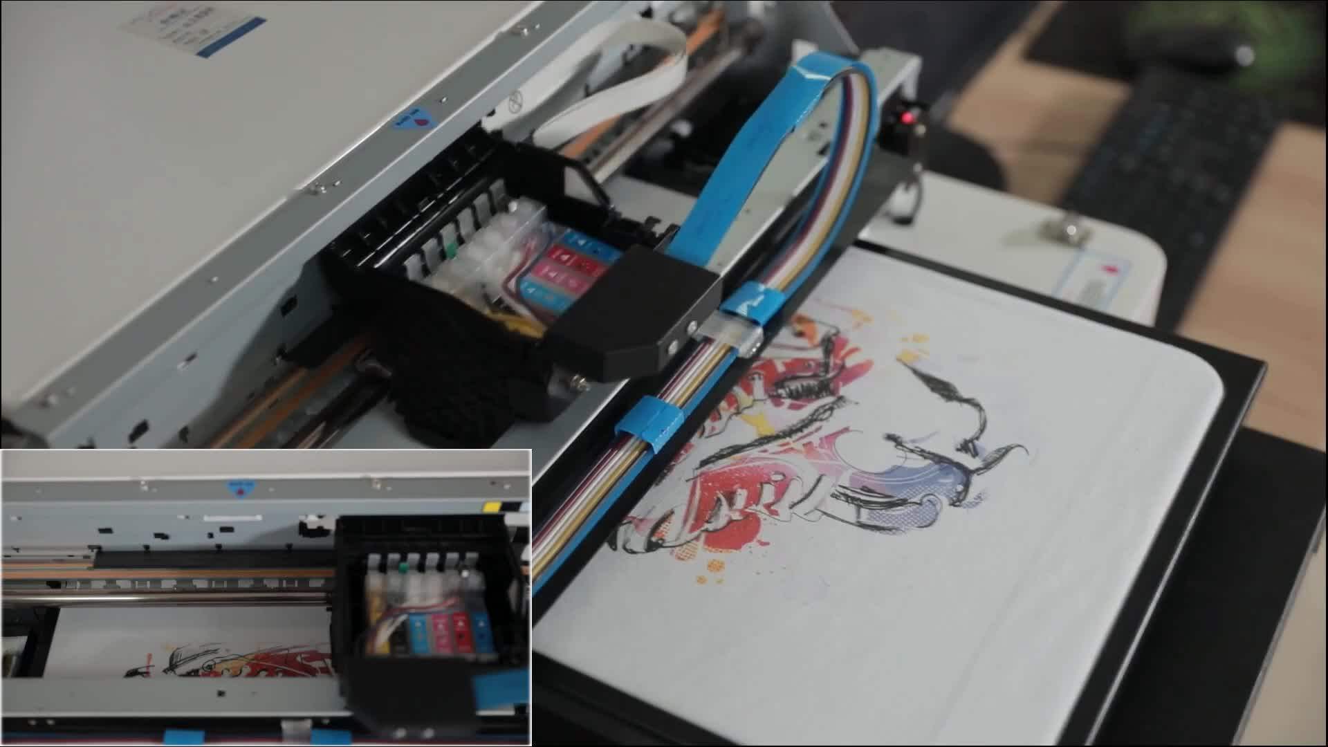 A3 Size Digital T-shirt Commercial Printing Machine For Sale 6 Color ...