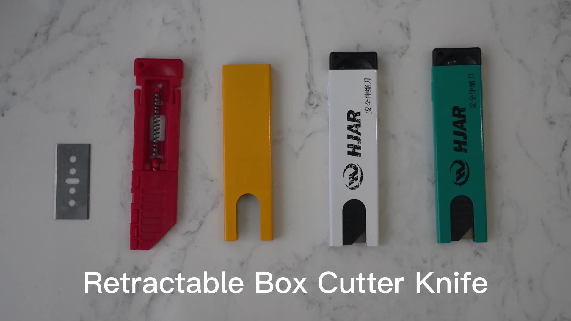 Mini Box Cutter Safety Auto Retractable Multi Tool Utility Knife - Buy ...