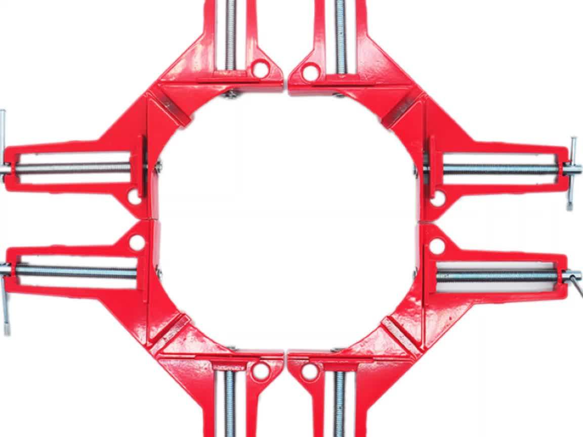 Aluminum Alloy Adjustable Clamp Woodworking Carpentry Square Corner ...
