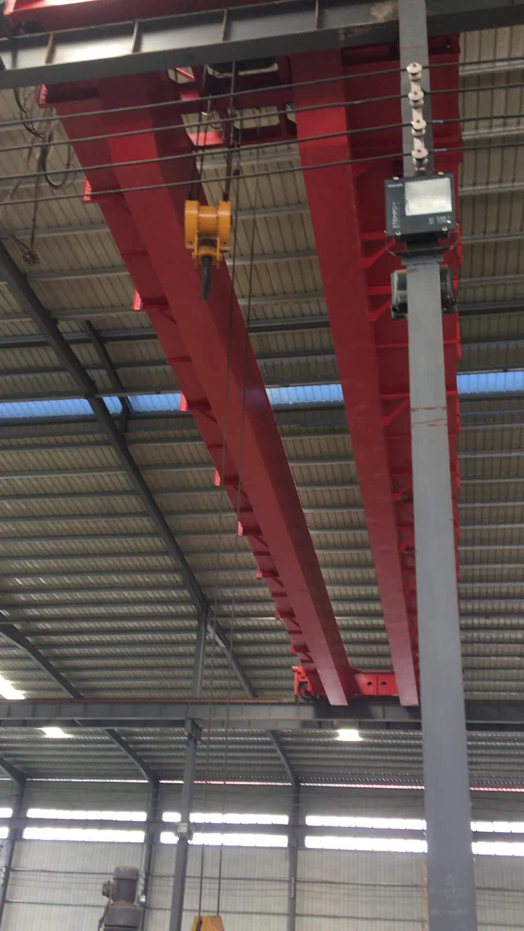 50ton Electric Trolley Hoist Double Girder Overhead Crane 100ton With ...