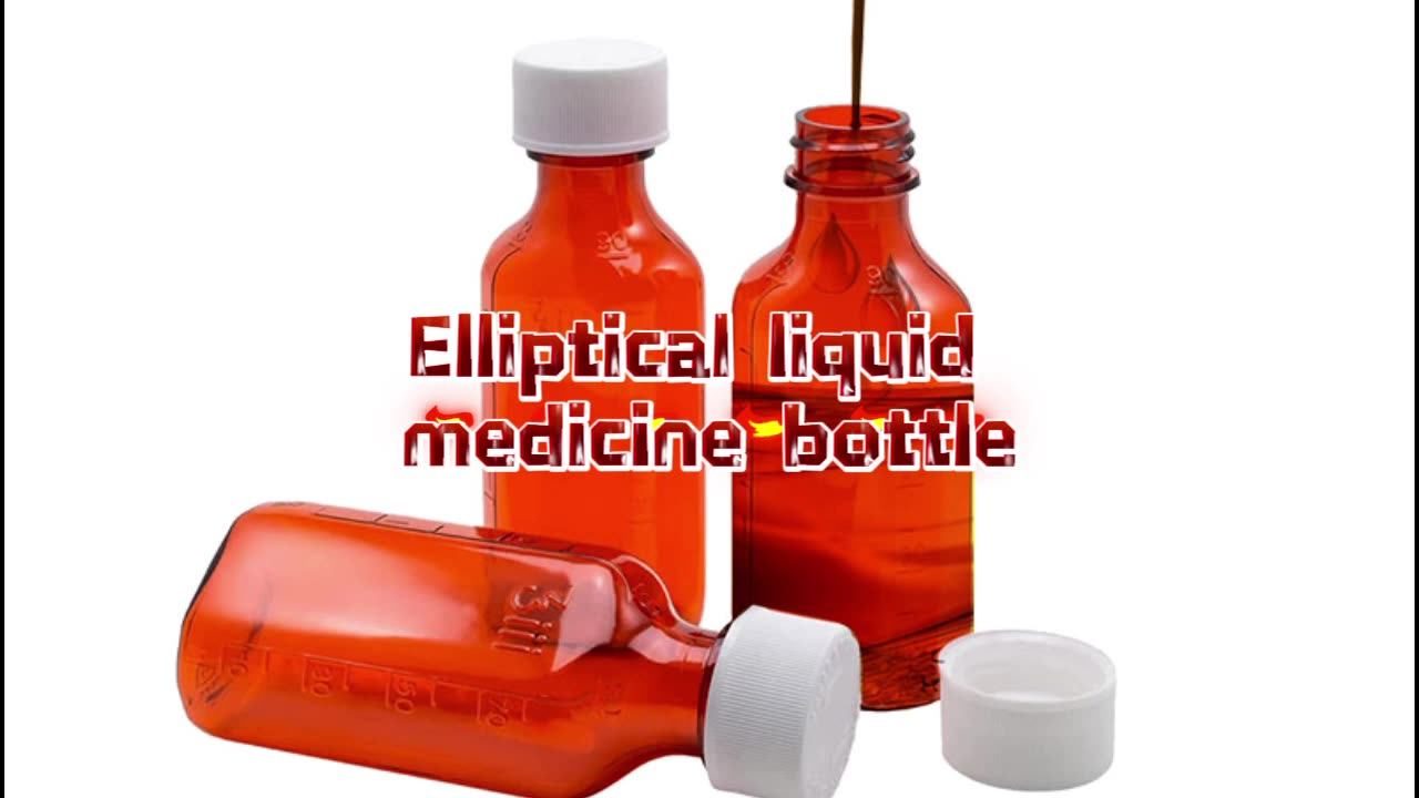 Custom Cough Syrup Liquid Plastic Bottle Oval Liquid Bottle - Buy Cough ...