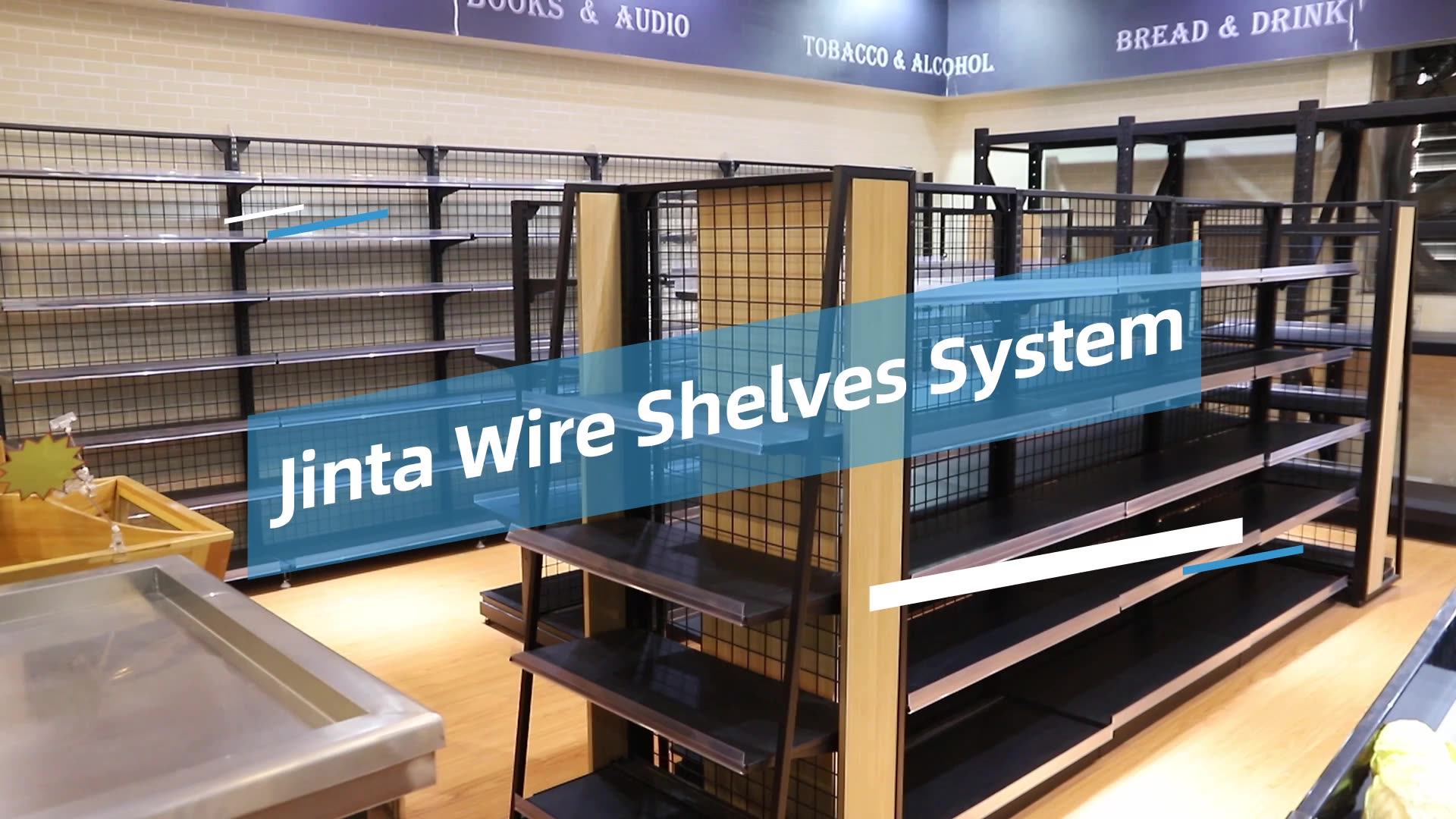 Supermarket Store Shelf Convenience Store Gondola Rack Display Steel ...