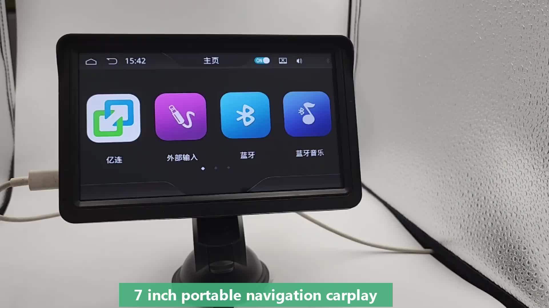 7090 Mp5 Car Display Wireless Portable Carplay Car Monitor Car Radio ...