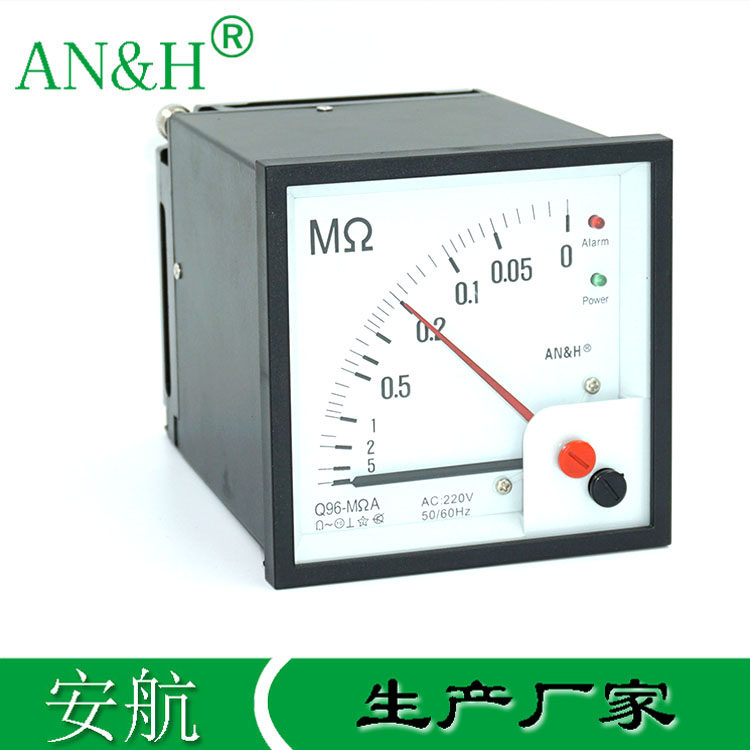 With alarm insulation meter Q96-MΩA AC insulation meter AC:220V Q96 ...