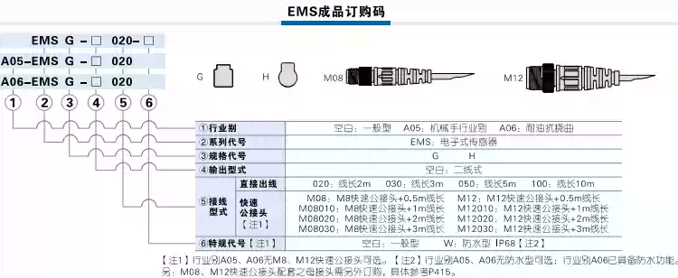 亚德客AIRTAC磁性开关DMSG/DMSH/DMSJ/DMSE-NPN/N020/N030/N050-W