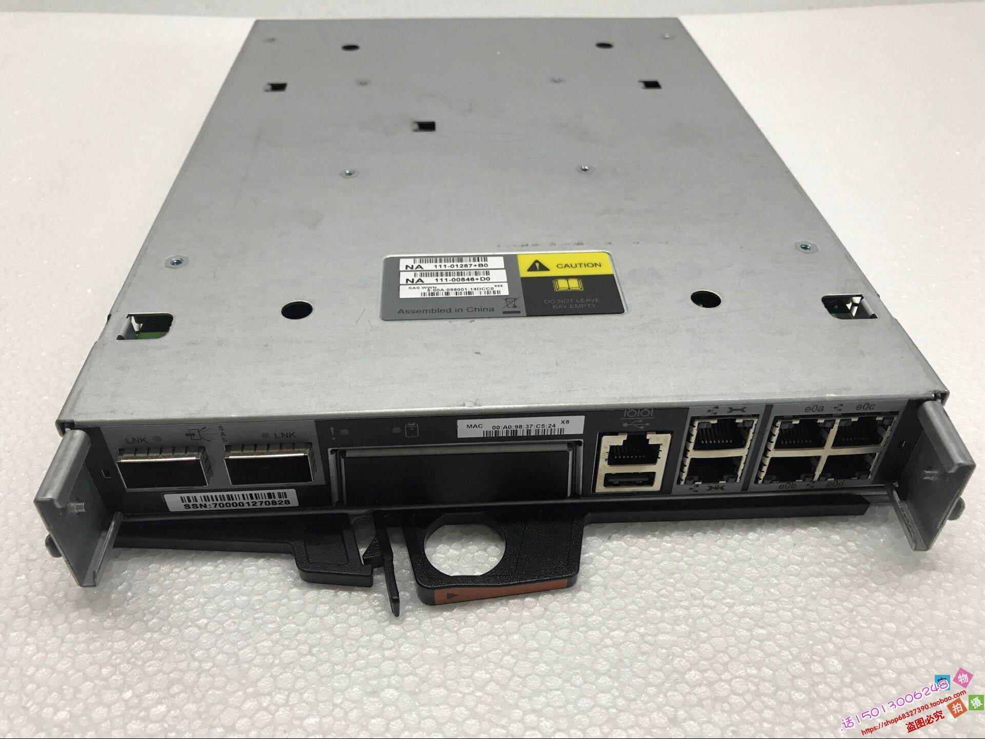 NetApp FAS2240 X3245A-R6 controller 6GB cache 111-01287 111-00846 spot