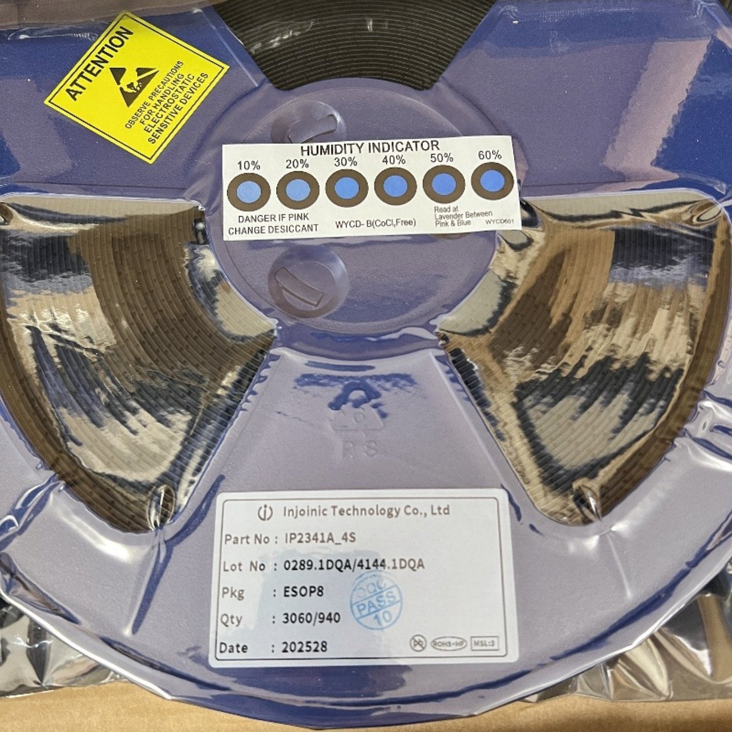 英集芯IP2341A_4S ESOP8 5V输入四串锂电池内置MOS异步升压充电IC