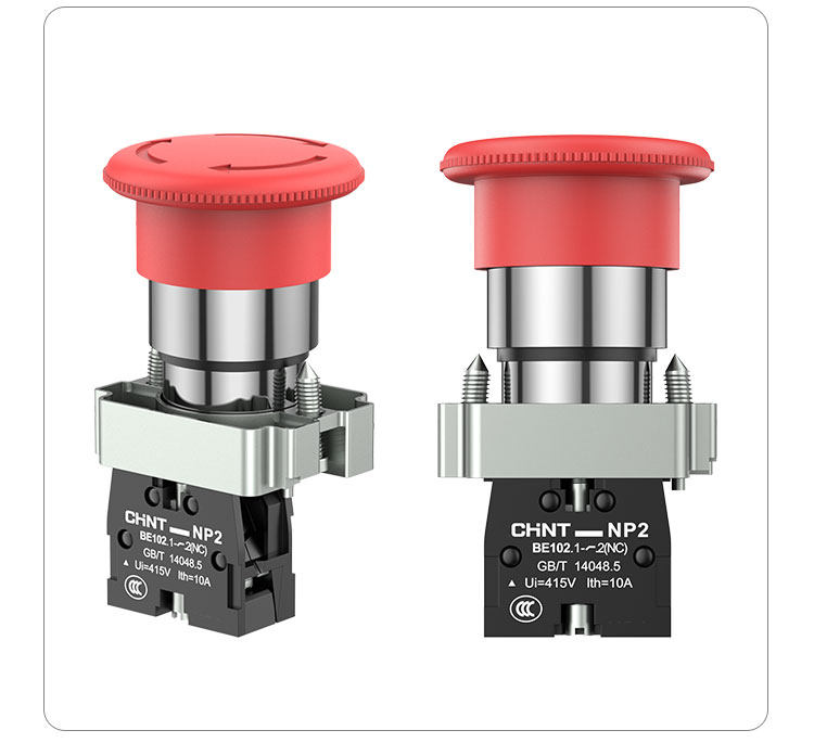 CHNT正泰XB2电源NP2-BA31点动启动自复位按钮开关1常开按通22mm式-阿里巴巴
