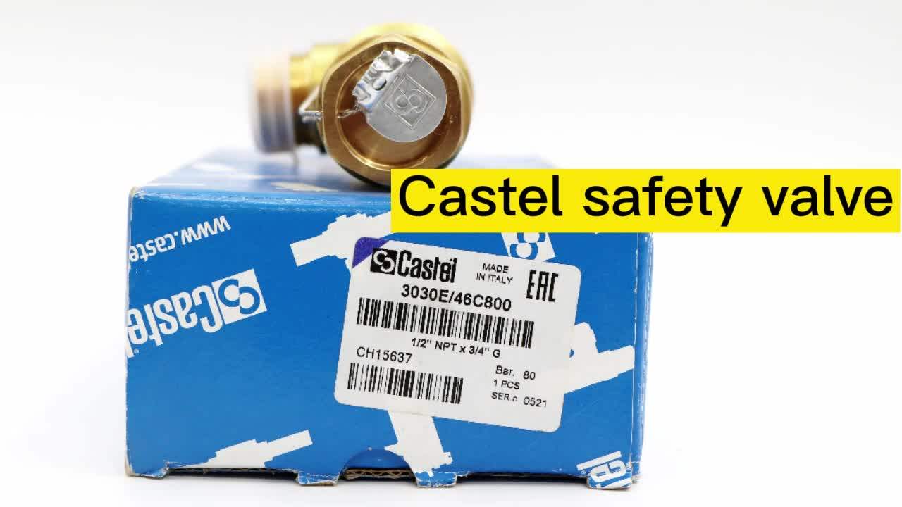 Refrigeration And Air Conditioning Units Castel Threaded Safety Valves ...