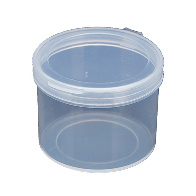 Round box round plastic box translucent white storage box digital ...