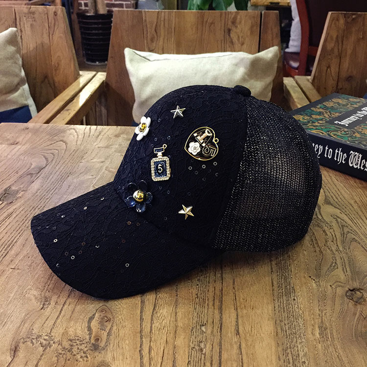 Buy Hat girl spring summer lace baseball cap new style Korean version ...