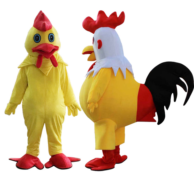 Must buy for 25 years! playful chicken big rooster puppet costume ...