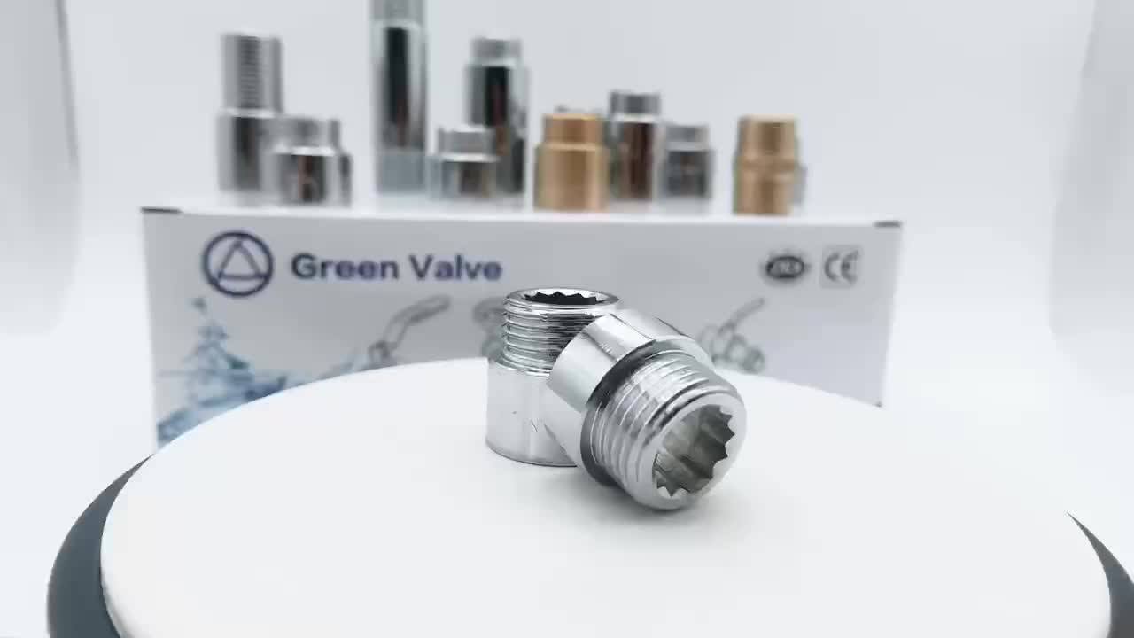 Green Rain Valve Pex Fittings Safety Valve Chrome Plated Iron Extension ...