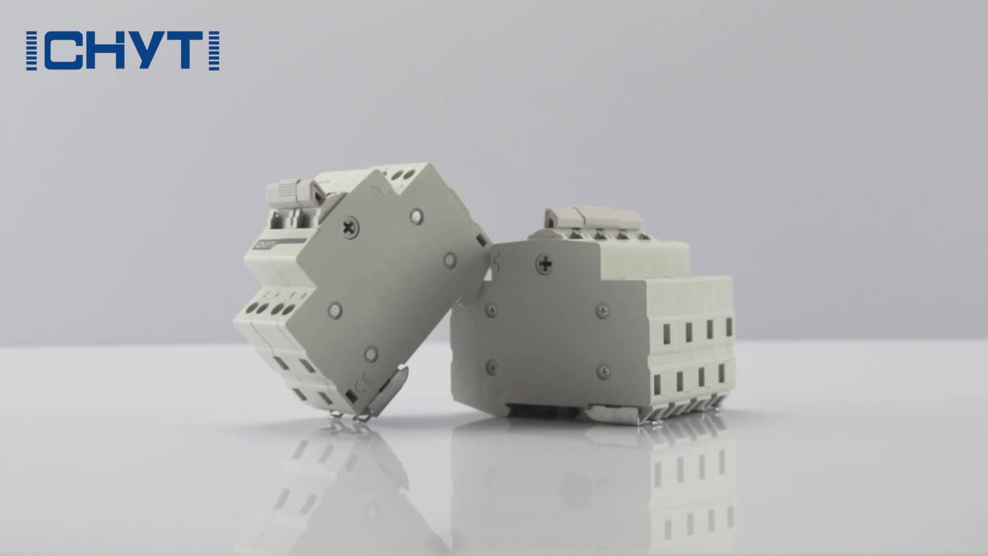 Chyt Sf 219g 2p 4p Din Rail Ac 230v 400v 40a 63a Dual Power Isolation ...