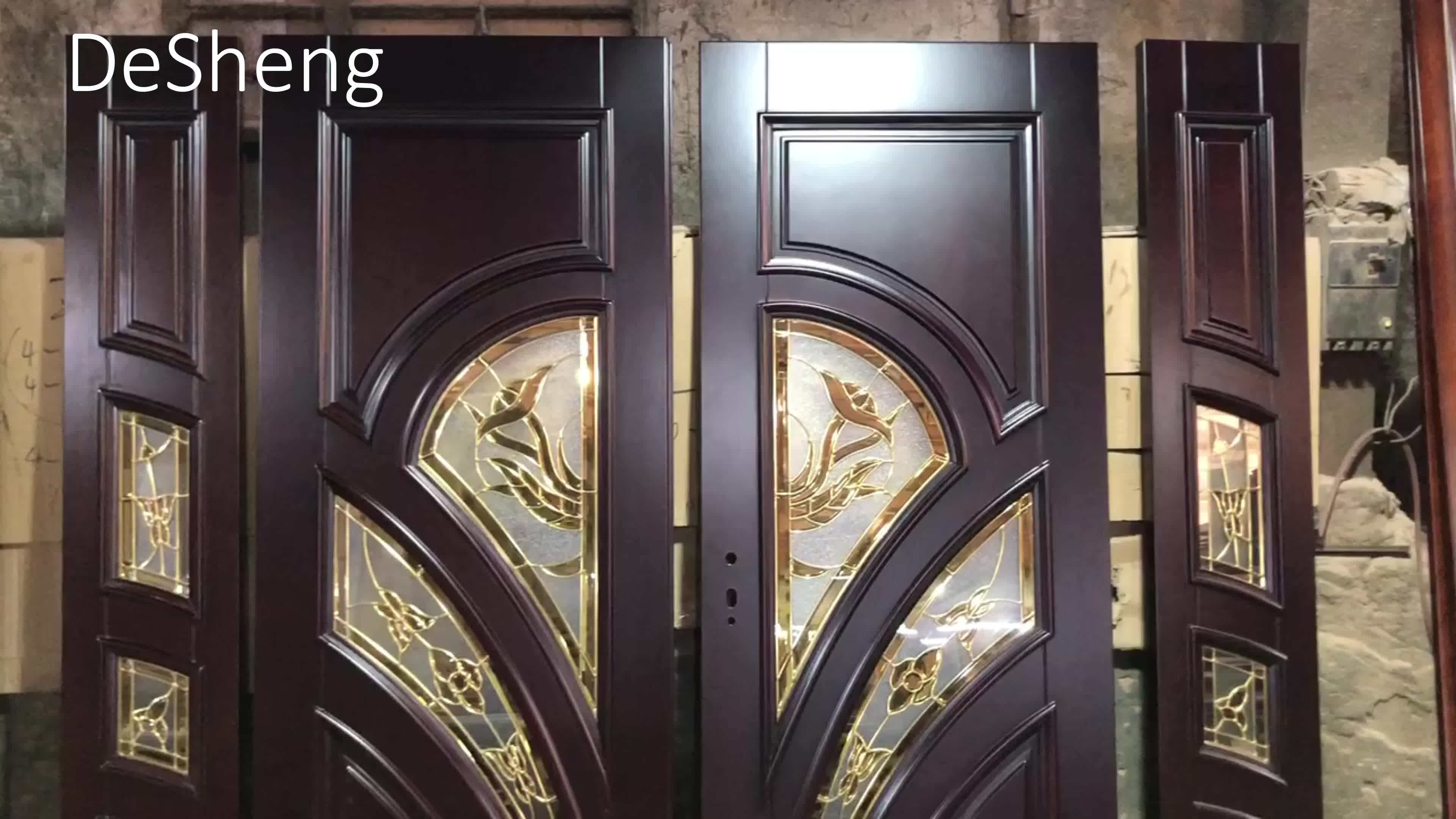 Exterior Gate Mahogany Wood Entry Door Teak Wood Double Door Design ...