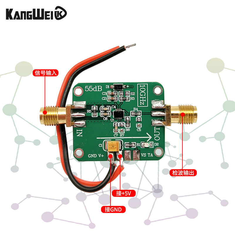 [USD 35.75] AD8317 Module RF Power Meter Logarithmic Detector Power ...