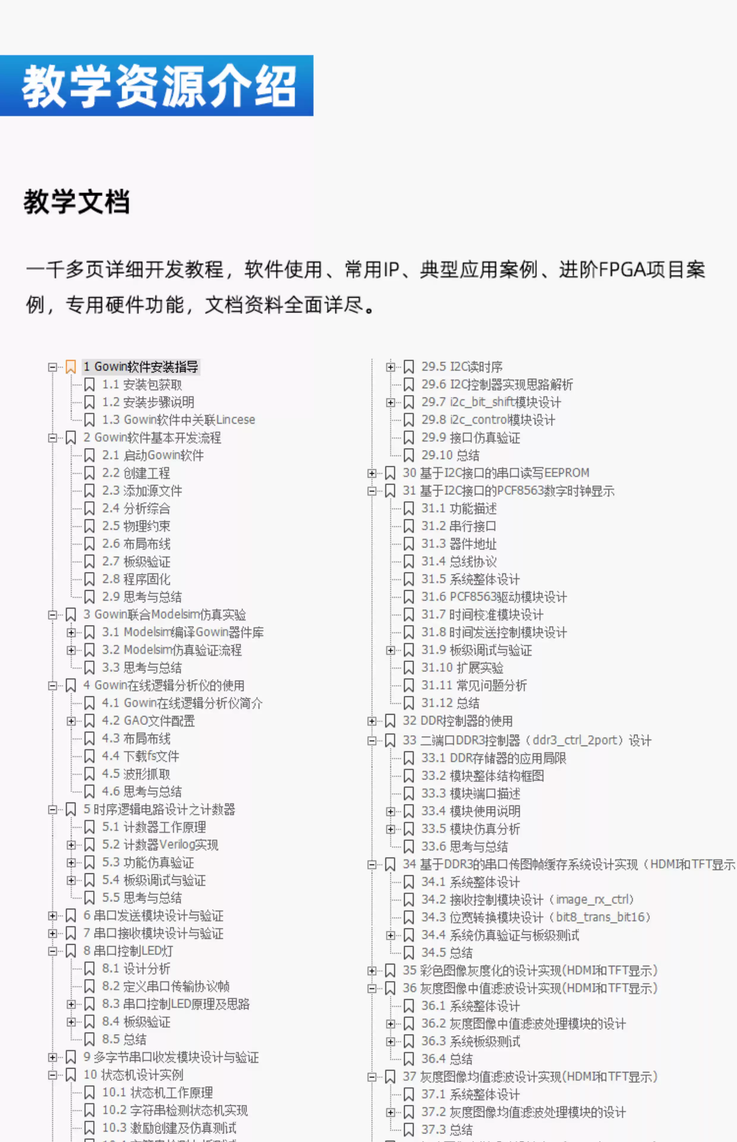 高云FPGA开发板教学套件 工业自动化学习板 晨熙ACG525 AroraV开发套组