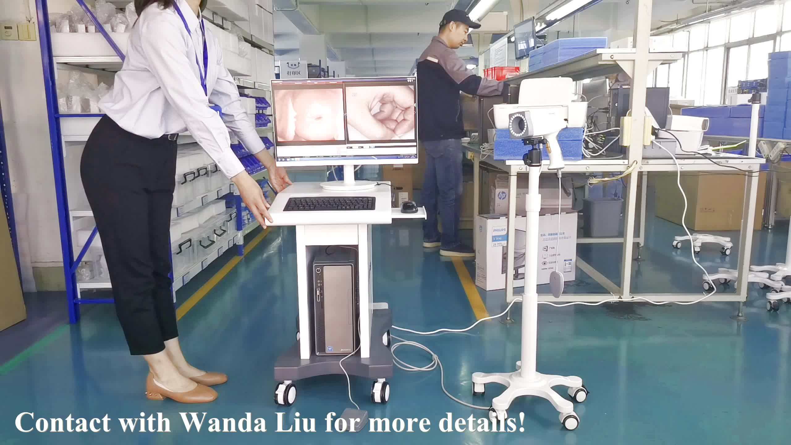 Kernel Kn-2200 Hospital Digital Portable Gynecological Colposcope ...