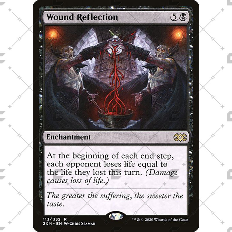 万智牌双星大师2XM113伤痛映象Wound Reflection中英异画闪卡评测！25年最值得收藏的黑绿双杀神器？-相片角贴-淘宝好物网