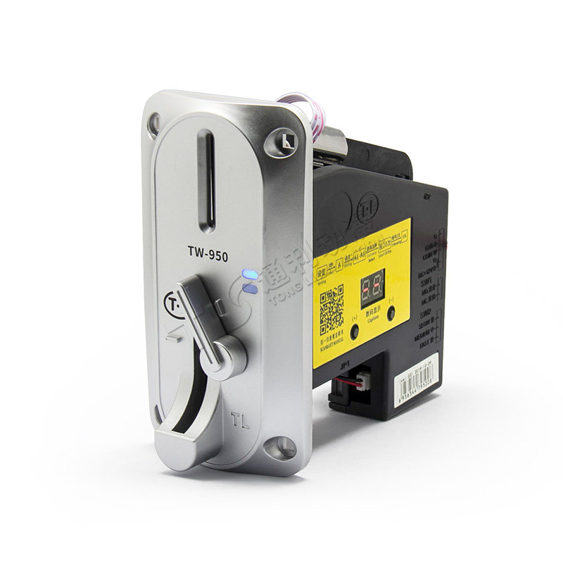 【通利动漫】TW-950通利投币器 侧投记忆型 多币种硬币接收器