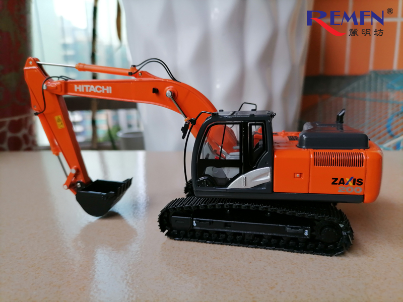 HITACHI ZAXIS ZX200-5A 日立精致版ZH合金250挖掘机210模型 1:50-阿里巴巴