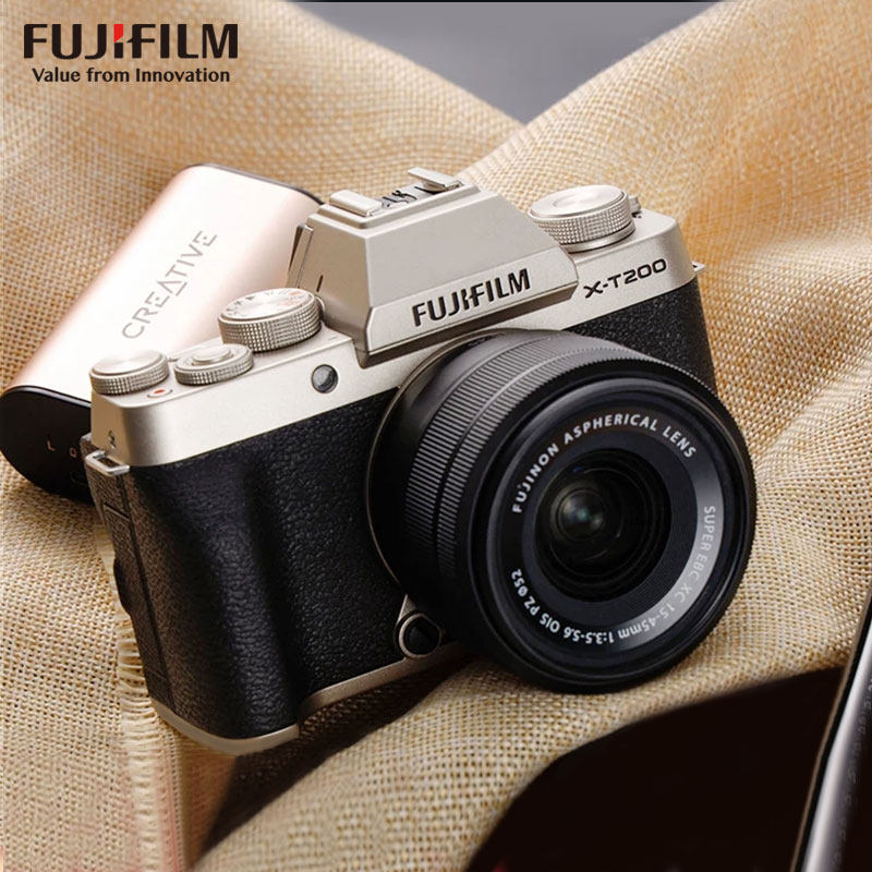 Fujifilm Fuji X-T200 (15-45mm) entry-level micro-single camera vlog ...