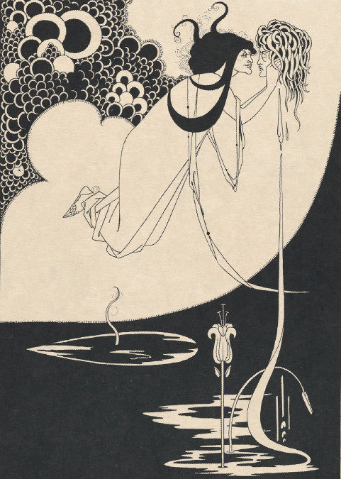 A154【英国】比亚兹莱（Aubrey Beardsley）插图、海报绘画图库